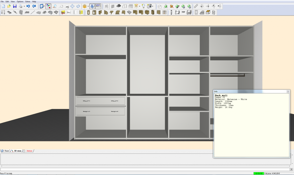 Planning – Interior systems